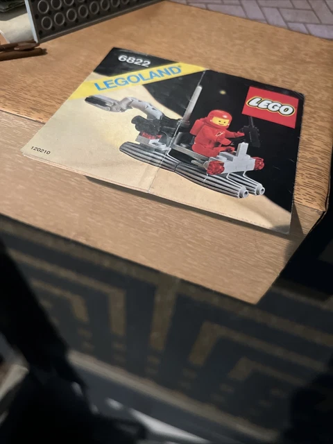 VINTAGE LEGO SPACE Digger Set 6822 Instructions year 1981 Old Space £3. ...