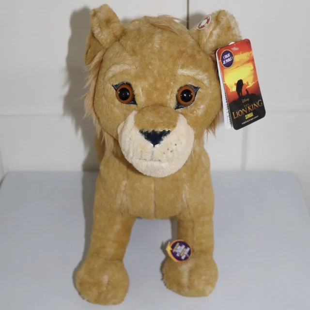 THE LION KING Simba Plush Talking Disney Toy Animal Pre Loved I Talk ...