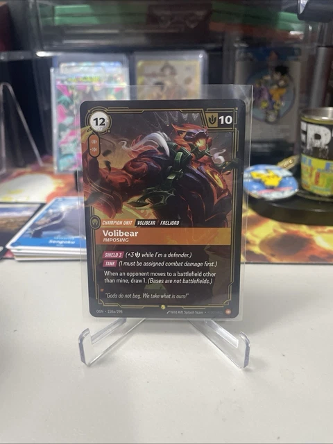LEAGUE OF LEGENDS TCG Riftbound English Volibear Imposing OGN 158a/298 Alt Art £45.08 - PicClick UK
