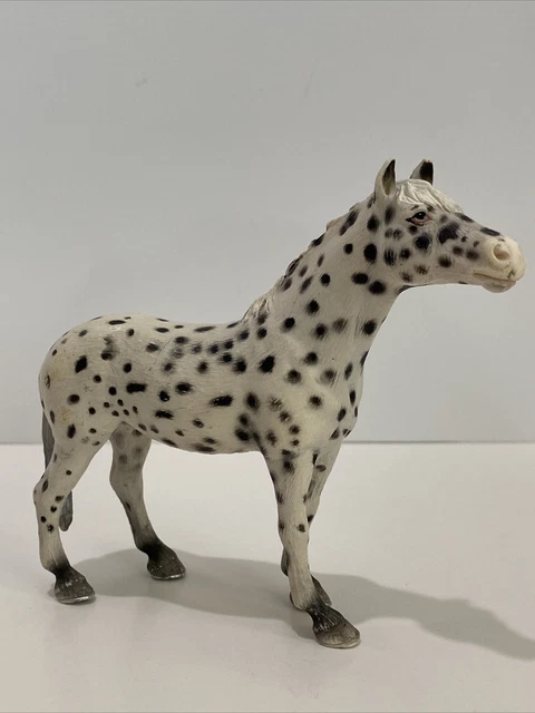 SCHLEICH KNABSTRUPPER APPALOOSA Mare Leopard Spots RETIRED Horse Figure ...