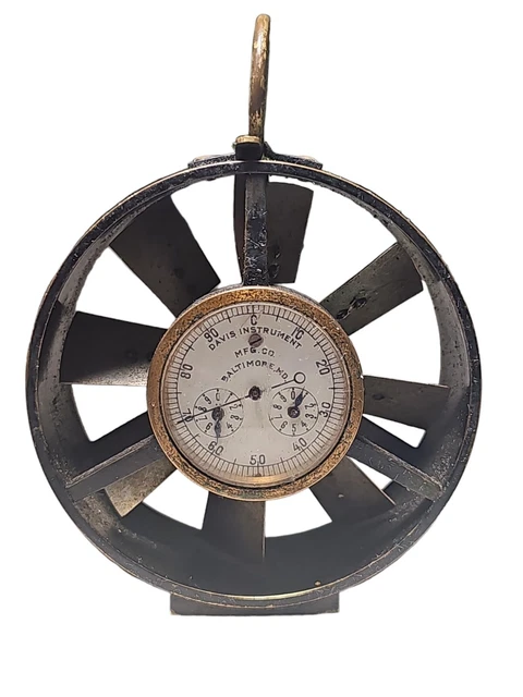 VINTAGE DAVIS INSTRUMENT Baltimore MD Anemometer Coal Mining £174.70 ...