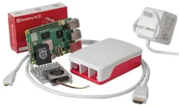 RASPBERRY PI 5 16GB Desktop Starter Kit White WITH PSU CASE COOLER ...