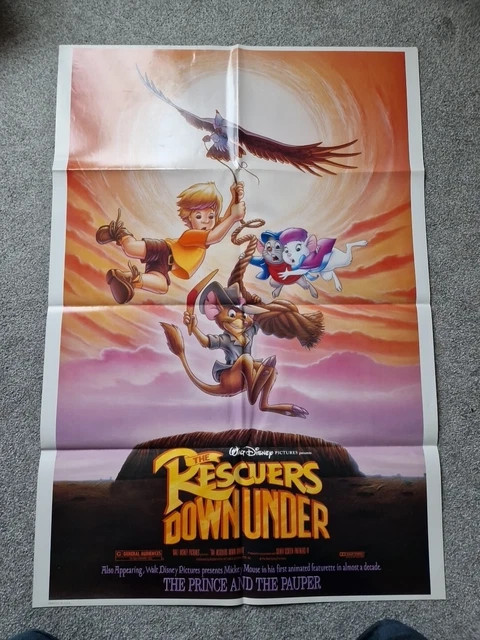 THE RESCUERS DOWN Under - Original Usa One Sheet Film Poster - Walt ...