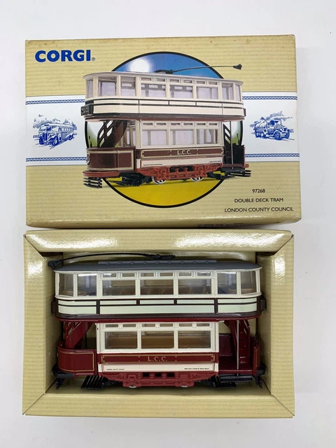 CORGI PUBLIC TRANSPORT Double Deck Tram London County Council LCC No ...