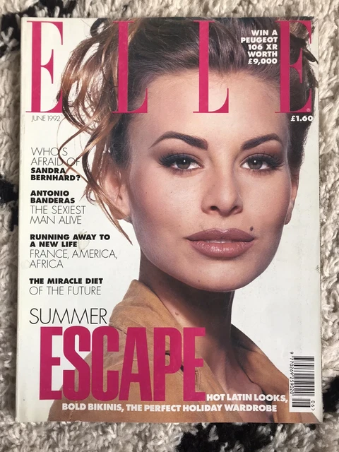 UK ELLE MAGAZINE June 1992 | Nicky Taylor | Sandra Bernhard | Antonio ...