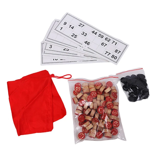 RUSSIAN BINGO GAMES Party Game 24 Cards Classic Traditional Board Game ...