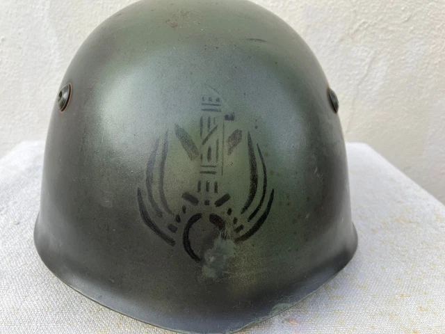 ITALIAN HELMET M 33 militia mvsn ccnn.italian 2 ww black shirt helmet £ ...