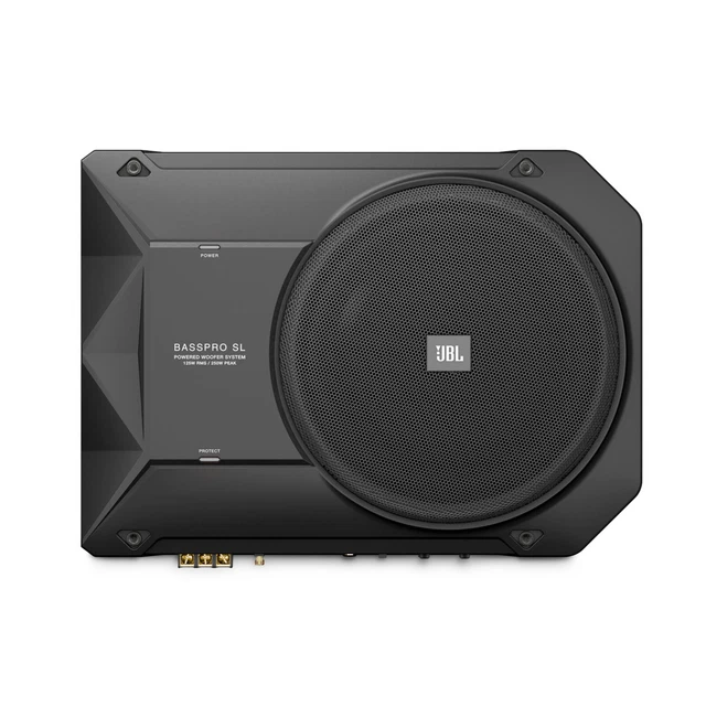 JBL BASSPRO SL2 Compact Powered 8" Under Seat Subwoofer Enclosure 250W ...
