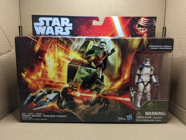 STAR WARS THE Force Awakens 3.75" Assault Walker And Stormtrooper ...