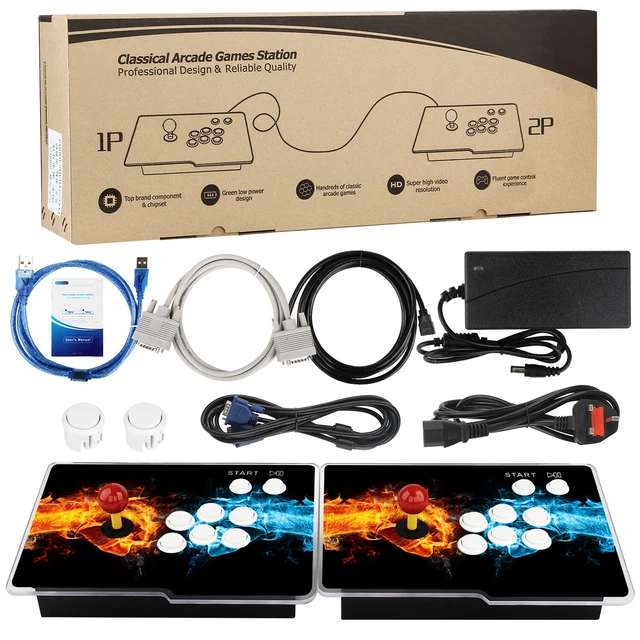PANDORA'S EX BOX 3D+ 8000 IN1 GAMES WI-FI EDITION ARCADE CONSOLE Double ...
