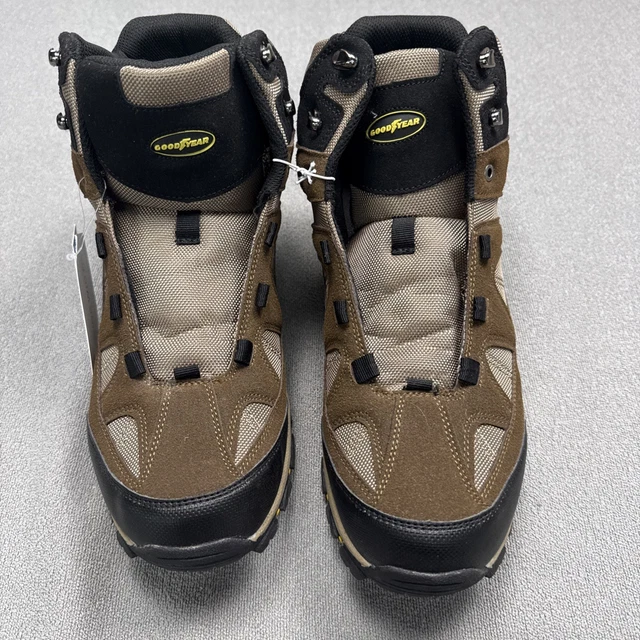 GOODYEAR MEN’S SIZE 13W Teton Brown GY801404 Outdoor All Terrain Boots ...
