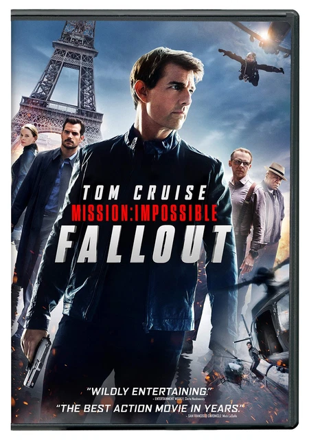 MISSION: IMPOSSIBLE - Fallout (DVD) Tom Cruise Rebecca Ferguson Vanessa ...