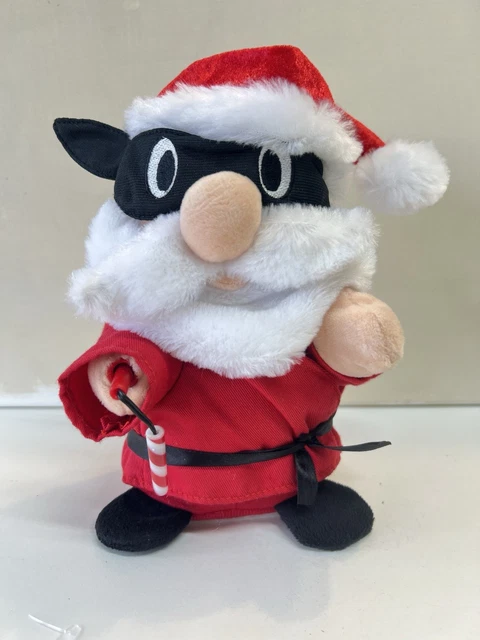 RARE GEMMY NINJA Santa Kung Fu Animated Song Lighted Nunchuck ...