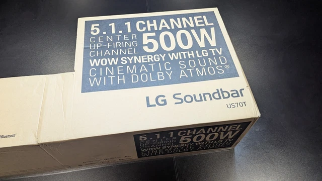 LG US70TR 5.1.1 Cinema Sound Bar with Subwoofer Dolby Atmos | New ...