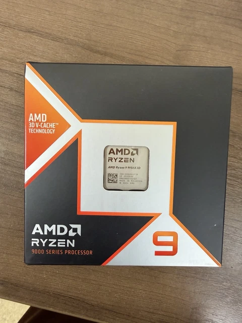 AMD RYZEN 9 9950X3D 16-Core 32-Thread Processor - NEW IN BOX $912.69 ...