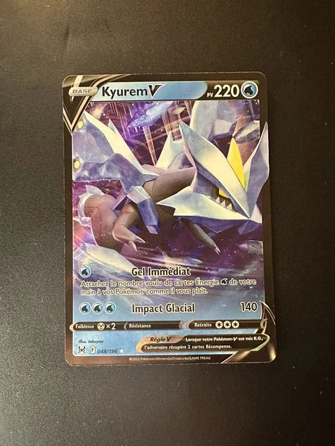 CARTE POKÉMON KYUREM V 48/196 - Origine Perdue EB11 FR EUR 0,50 ...
