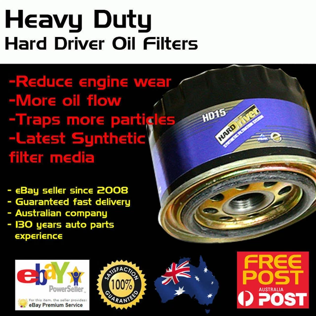 NEW HARDDRIVER ENGINE Oil Filter Heavy Duty Equiv Ryco Z56B Fits Holden ...