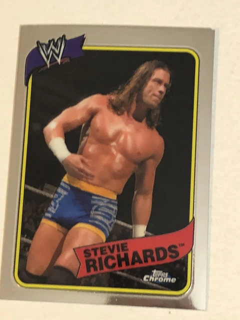 CARTE À COLLECTIONNER chrome Stevie Richards WWE Heritage Topps 2008 ...