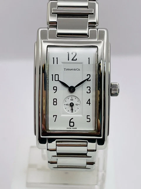 TIFFANY & CO. Grand Resonator Quartz 37mm Watch Z0030.13.10A21A00A /6.5 ...