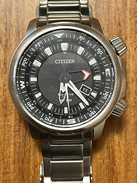 CITIZEN ECO DRIVE Promaster GMT Large Diver.. Rare EUR 309,64 - PicClick FR