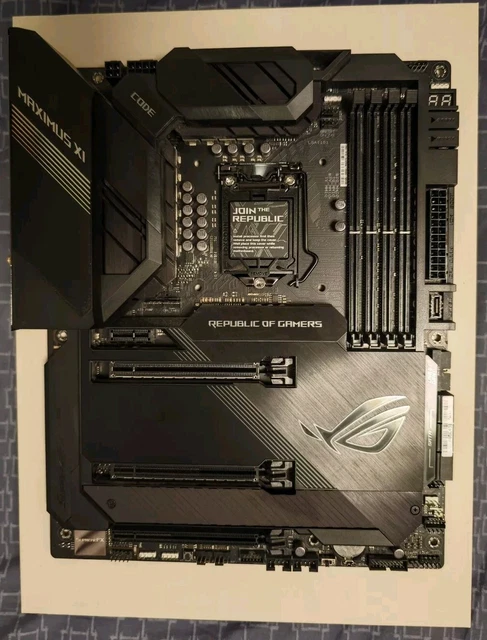 ASUS ROG MAXIMUS XI CODE Z390, LGA 1151, Intel Motherboard £1.20 ...