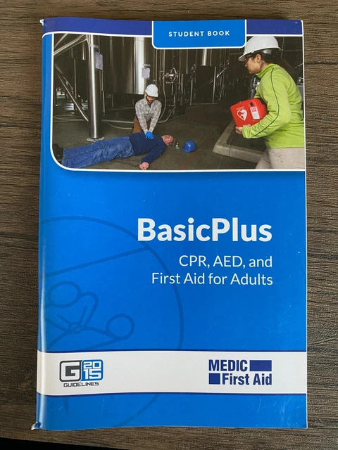BASICPLUS CPR AED and First Aid for Adults Student Book - Medic First ...