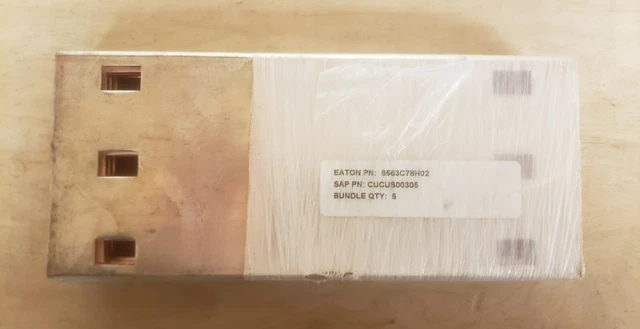 EATON COPPER PLATE 6 Hole SAP CUCUS00305 6563C78H02 5 pack $129.99 ...