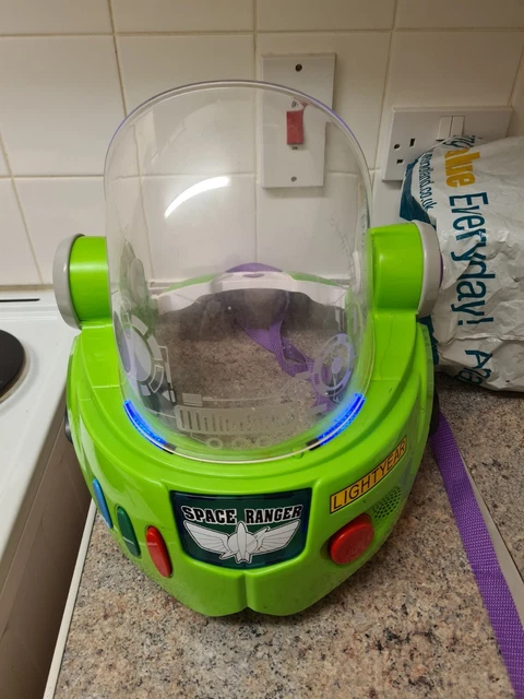 TOY STORY BUZZ Lightyear Space Ranger Star Command Helmet Jet Pack ...