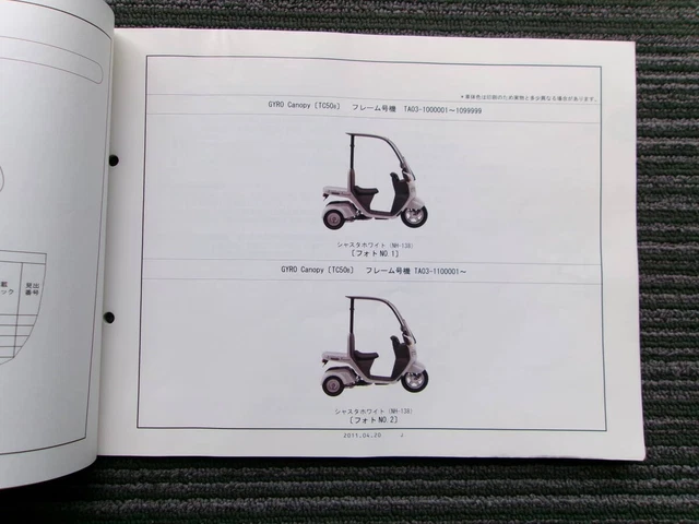 GYRO CANOPY GYRO Canopy TA03 2nd Catalog List va $141.71 - PicClick CA