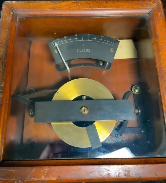 *EARLY* INDUCTION AMMETER (ca. 1890s) £1,102.19 - PicClick UK