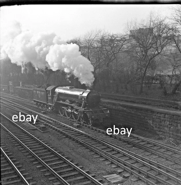 ORIGINAL LARGER NEGATIVE Of Br Lner Steam Loco 60089 Princes Gardens 21 ...