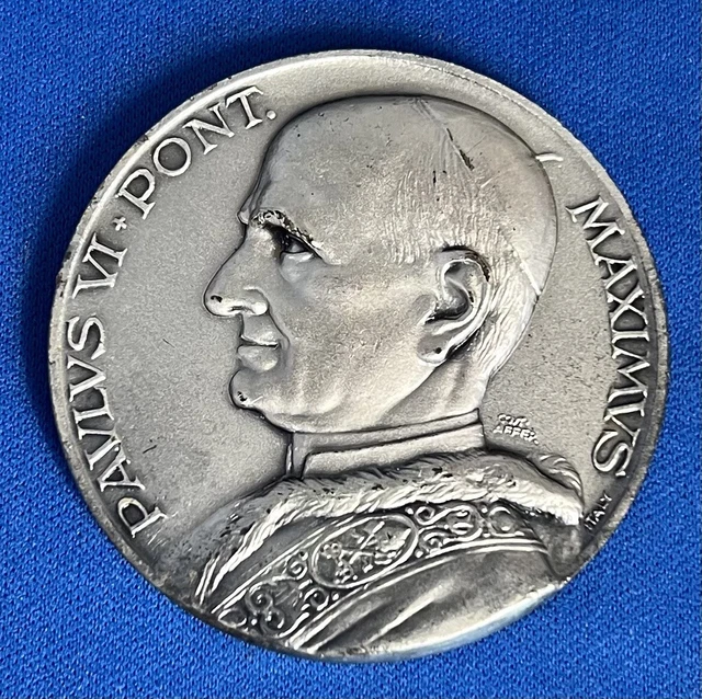 POPE PAUL PAULUS Vi Pont. Maximus Medal/Coin Italy - Rare £31.66 ...