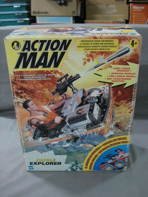 ACTION MAN JUNGLE Explorer Vehicle-Año 2000 Hasbro-Nuevo-Version ...
