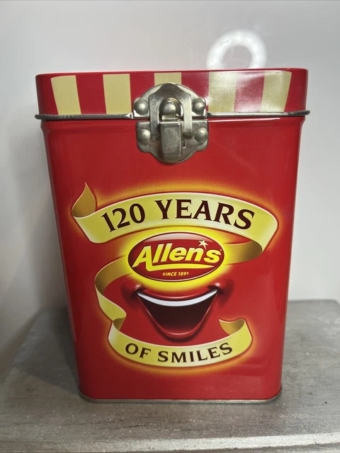 ALLEN'S 120 YEARS EMPTY Collectable Tin Container Display., $28.00 ...