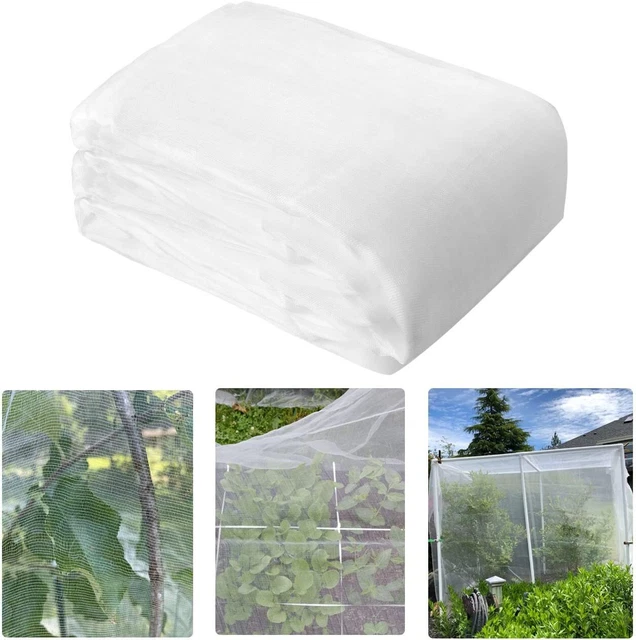 50X10FT GARDEN ANTI Bird Bug Insect Netting Plant Fruit Barrier Mesh ...