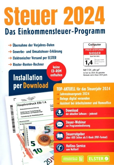 ALDI STEUER 2024 Einkommensteuer NEU OVP Buhl Data EUR 4,99 - PicClick DE