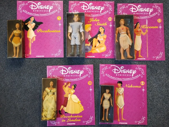 DISNEY PRINCESS DEAGOSTINI Porcelain Dolls Pocahontas Full Set with ...