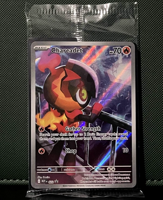 CHARCADET 022 BLACK Star Promo Phantasmal Flames ETB Sealed New Pokemon ...