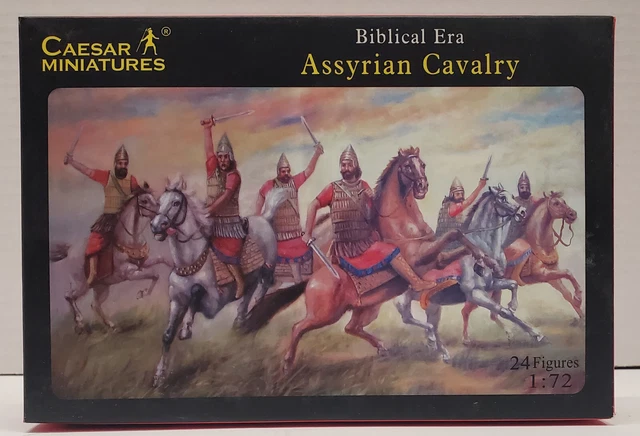 CAESAR MINIATURES BIBLICAL Era Assyrian Cavalry Model 24 Figures 1:72 ...