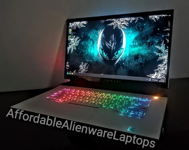 RARE LUNAR WHITE ALIENWARE M15 R3 i7 5GHZ CPU 16GB RAM 8GB NVIDIA GPU ...