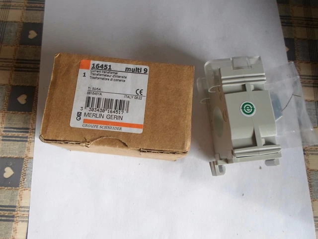 NEW MERLIN GERIN Multi 9 16451 50/5A Current Transformer £25.00 ...
