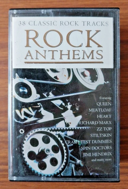 ROCK ANTHEMS - 28 Classic Rock Tracks original 1994 Dino Cassette X2 £5 ...
