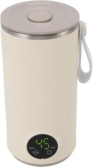 CORDLESS PORTABLE MILK Warmer Mixer, Electric Milk Frother, Fast ...