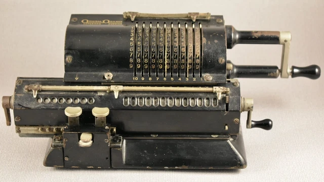 ORIGINAL ODHNER MECHANICAL Pin Wheel Calculator Model 27 (1935-1945) £ ...