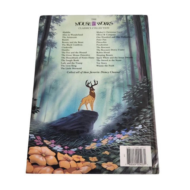 DISNEY'S BAMBI 1996 Hardcover Book Mouse Works Classic Storybook ...