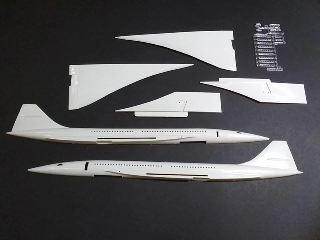 AIRFIX 1/144 SCALE Concorde Fuselage Wings & Windows Spares & Repairs £ ...
