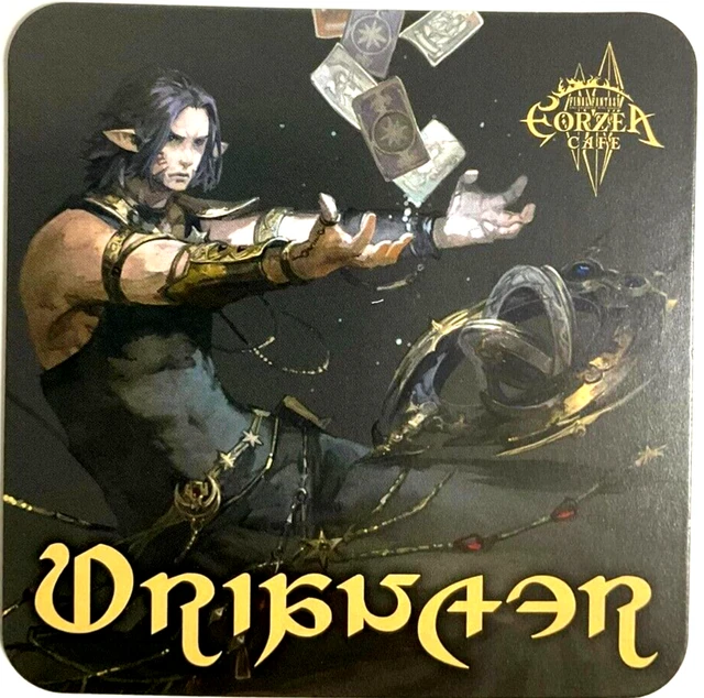 FINAL FANTASY XIV Art Coaster Urianger Augurelt Eorzea Cafe Square Enix ...