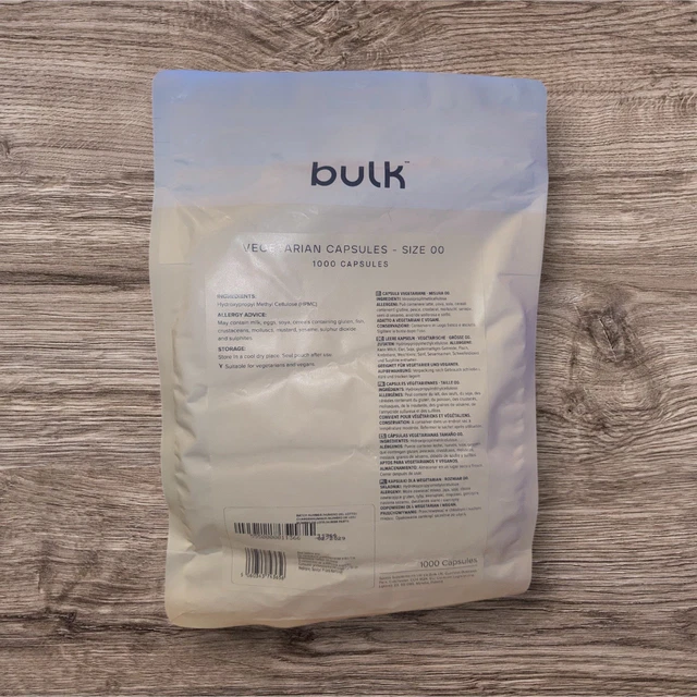 BULK VEGETARIAN CAPSULES - Size 00 1000 Capsules £10.36 - PicClick UK