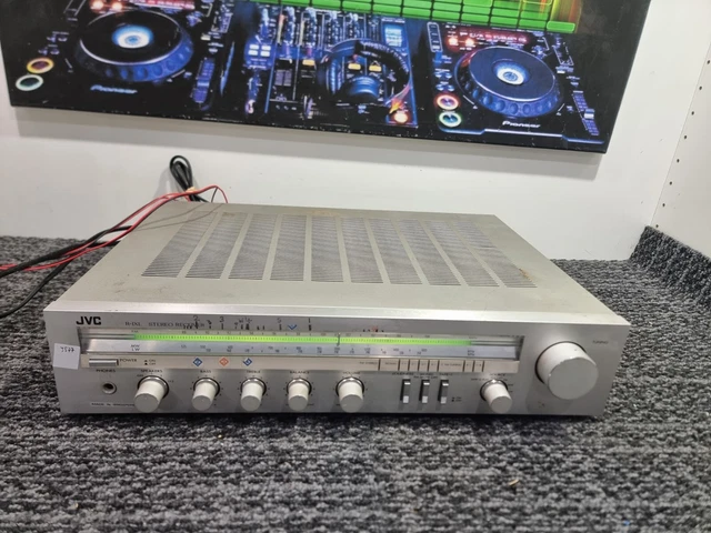 J577 VINTAGE JVC R-1XL Stereo Amplifier Silver 80's Works Perfect £56. ...