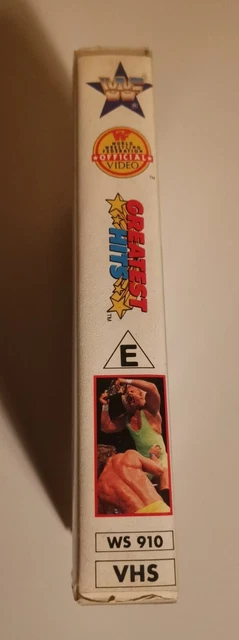 WWF GREATEST HITS VHS Video - Silver Vision Collector's Series - WWE ...